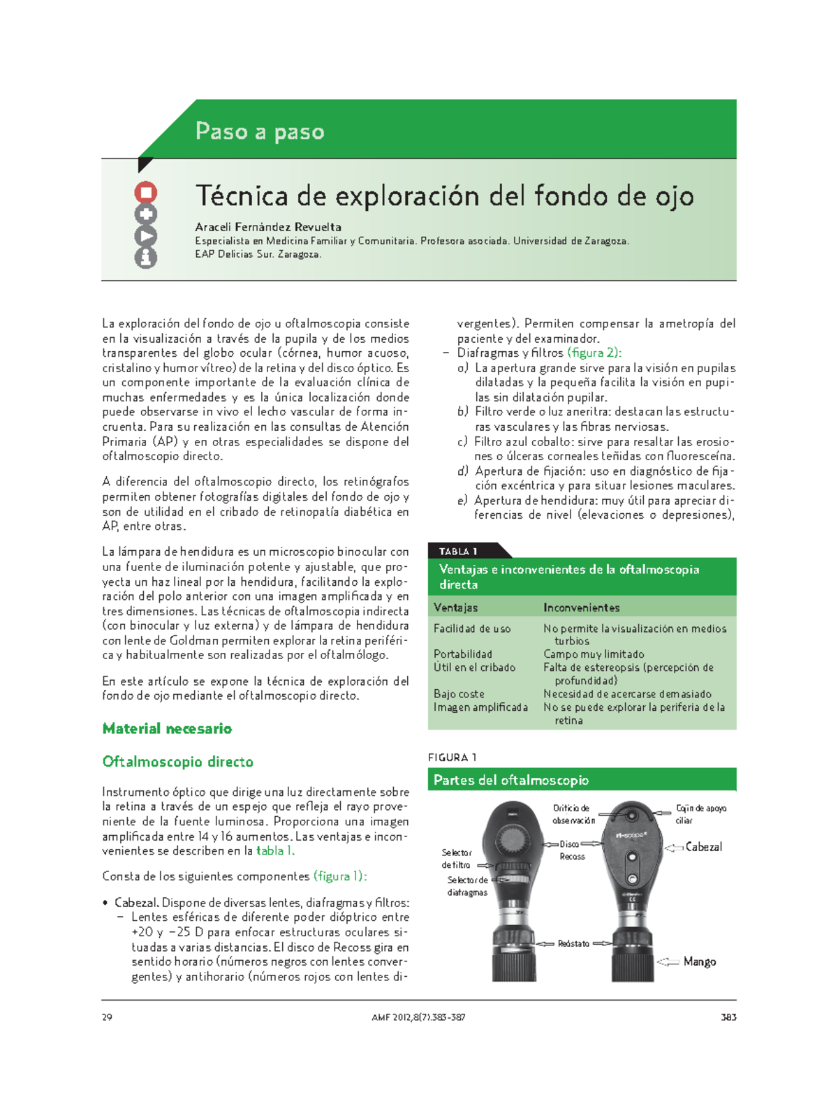 evaluación de fondo-del-ojo, características básicas y técnica. - La ...