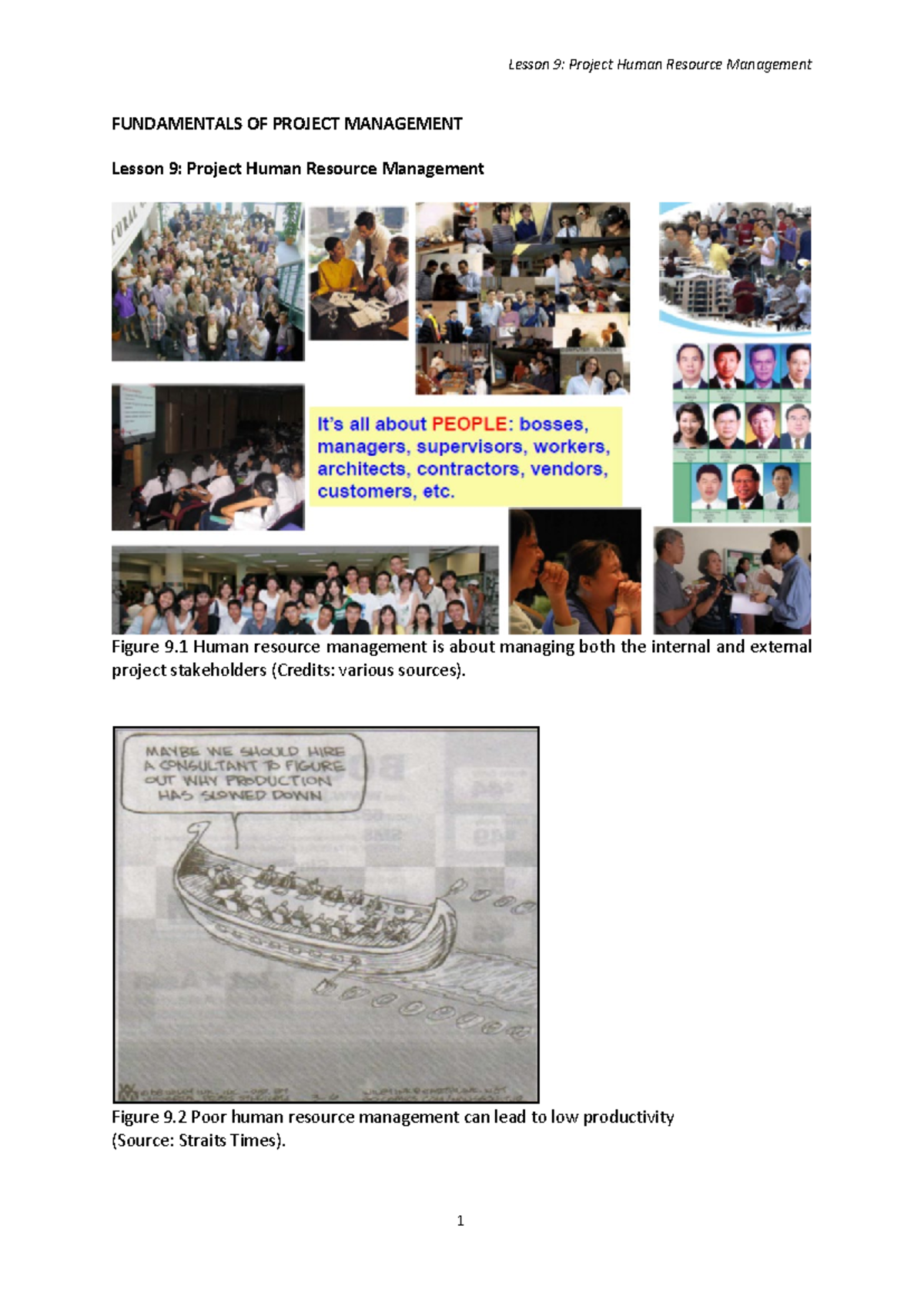 Lect 9 - List of Figures (Project Human Resource Management ...