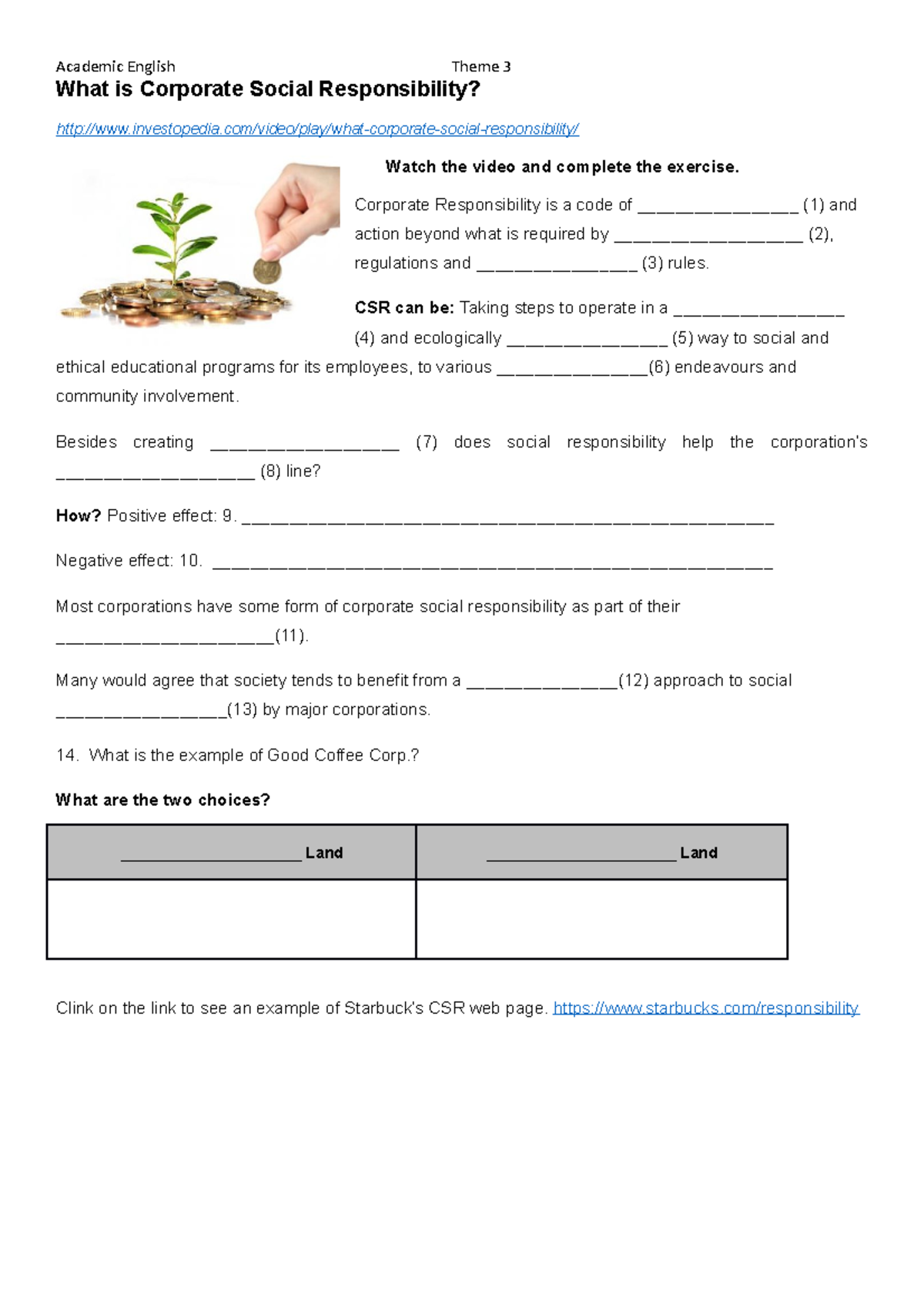 8. What is Corporate Social Responsibility - Academic English Theme 3 ...