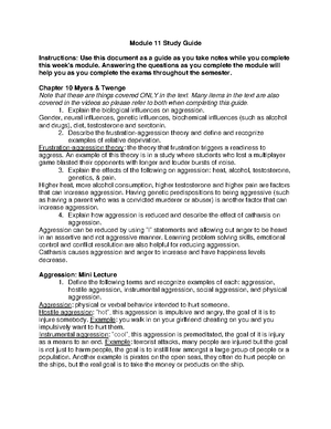 Module 2 Notes - Module 2 Study Guide Instructions: Use this document ...