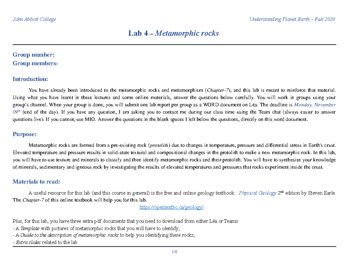 Lab4-Report - Sarah Worndle - 205-DDM-05 - John Abbott - Studocu
