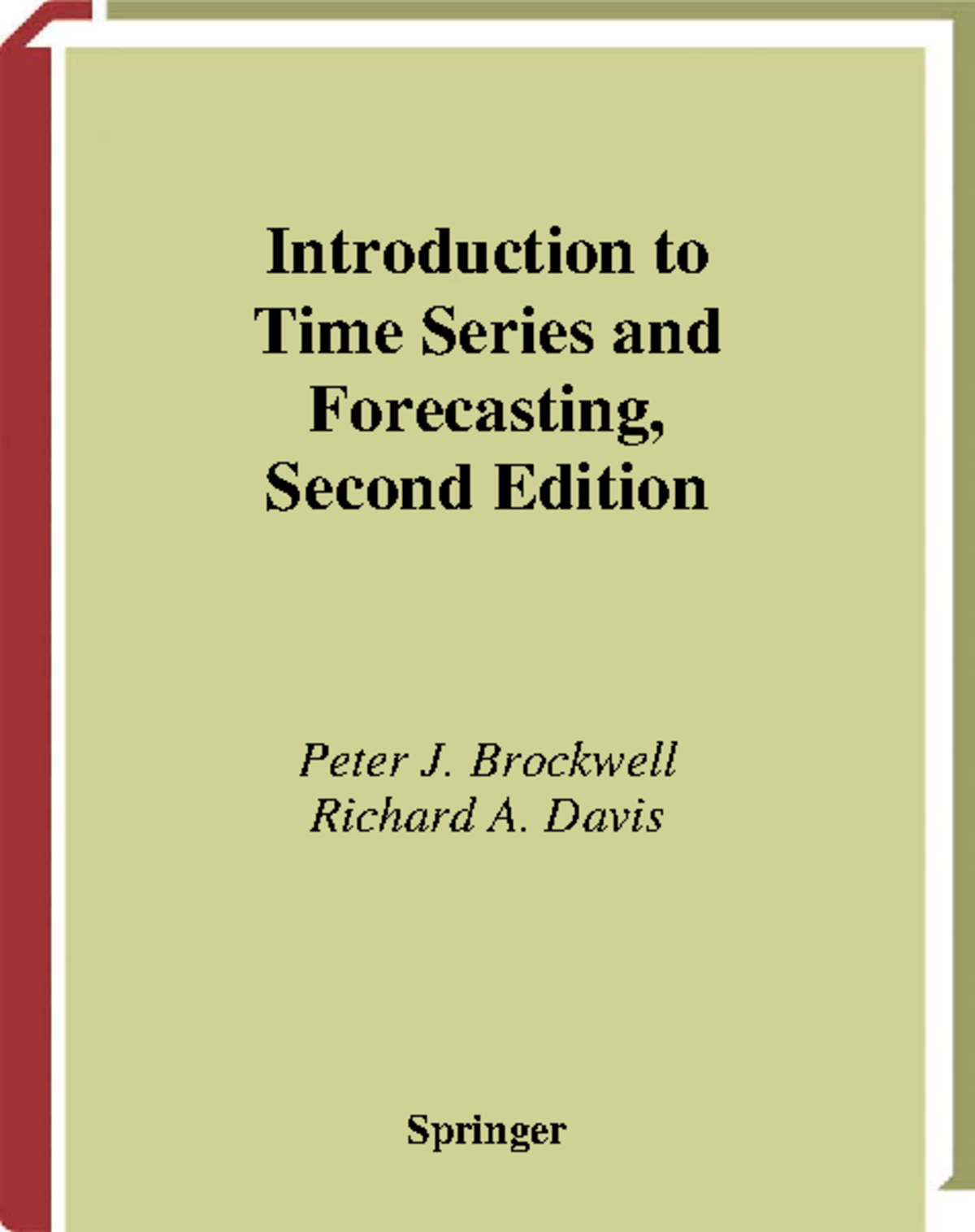 Introduction Time Series 1 60b Introduction To Time Series And Forecasting Second Edition