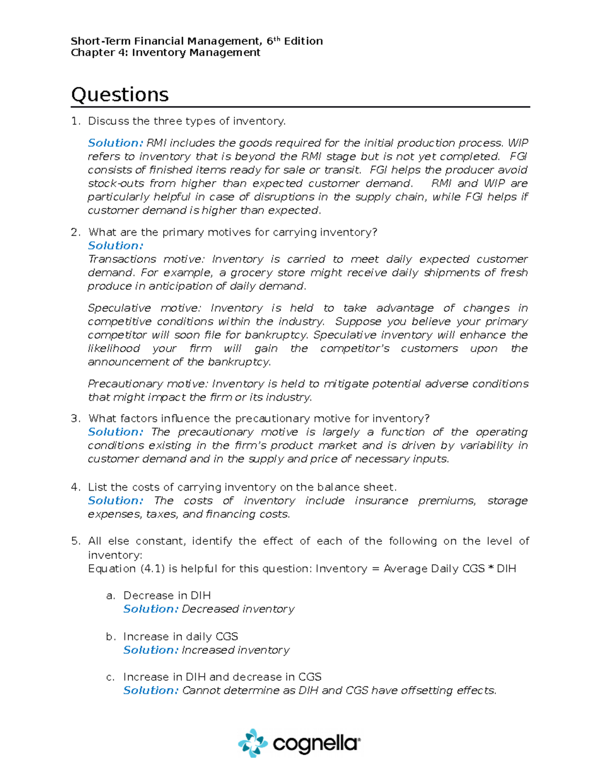 EOC ch04 - Computer Science is the study of computers and computational systems. Unlike ...
