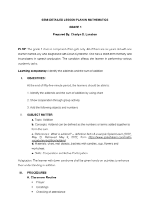 4as-lesson-plan - 4A's lesson plan - Lesson Plan in Science (4 A’s ...
