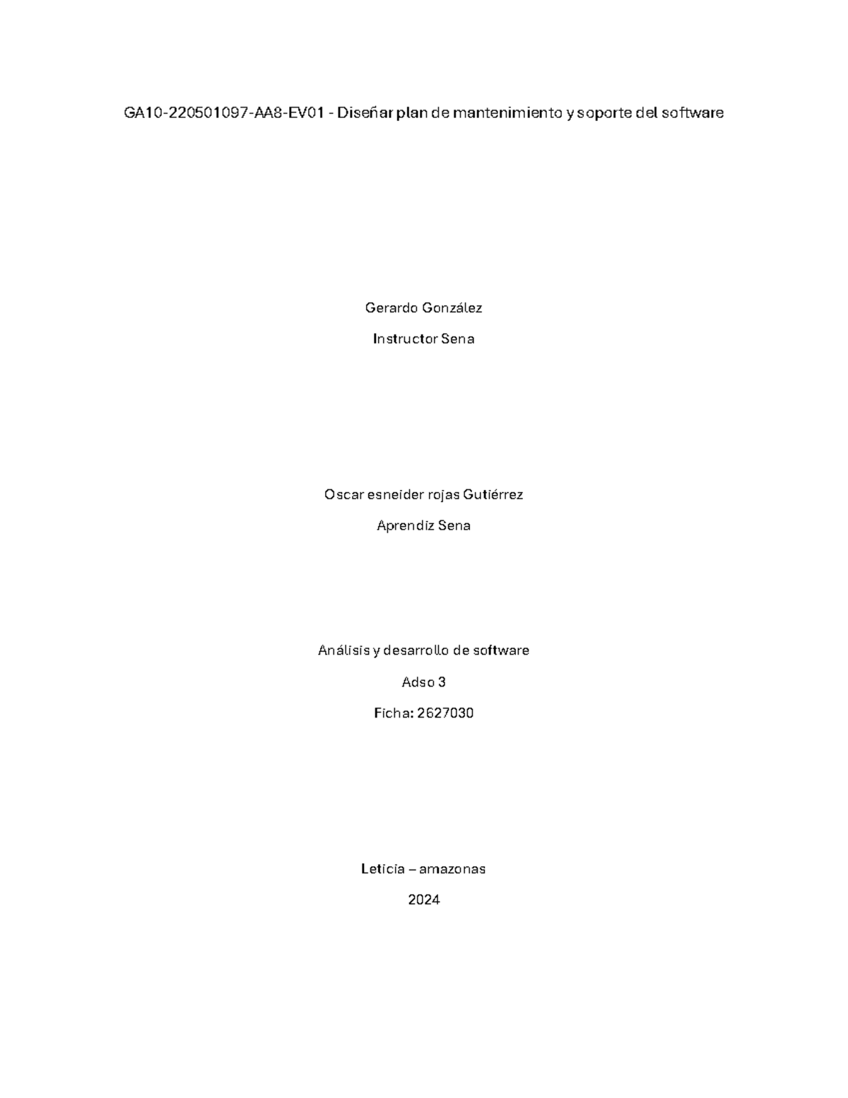 Diseñar plan de mantenimiento y soporte del software - El estándar ISO ...