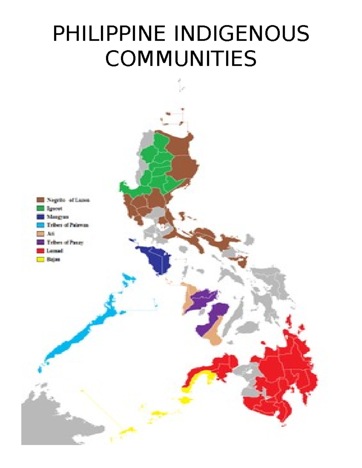 Picps - Indigenous people - PHILIPPINE INDIGENOUS COMMUNITIES Common ...