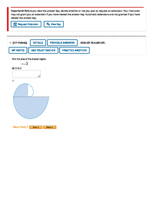 10.1 Parametric Curves - Math 152, section 4, Spring 2023 Web Assign - Select the curve ...