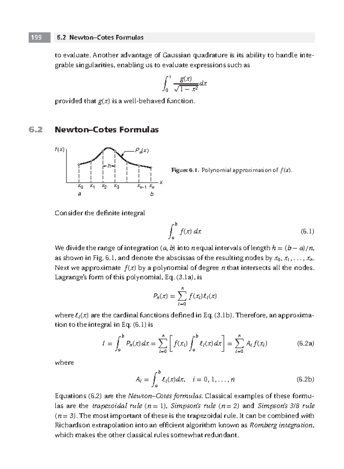 Numerical Method with Python-70 - 199 6 Newton–Cotes Formulas to ...
