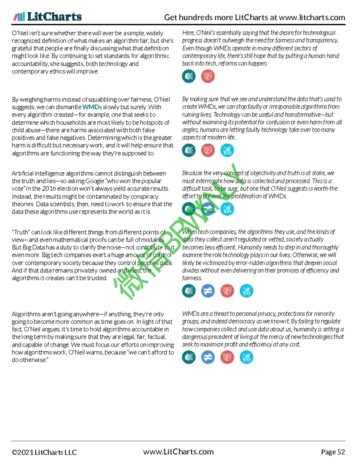 Weapons-of-Math-Destruction-Lit Chart 52 - O’Neil isn’t sure whether ...