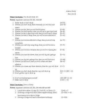 Combined Journals - Examples for coursework throughout the quarter, to ...