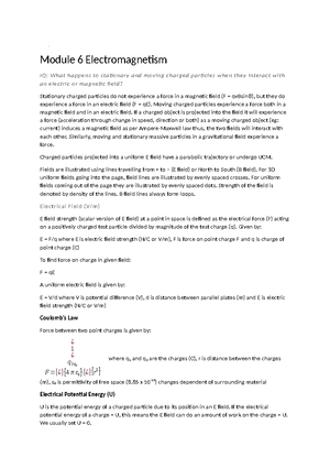 Physics notes-5 - Initial vertical velocity = usinθ Sy = 0 Vertical ...
