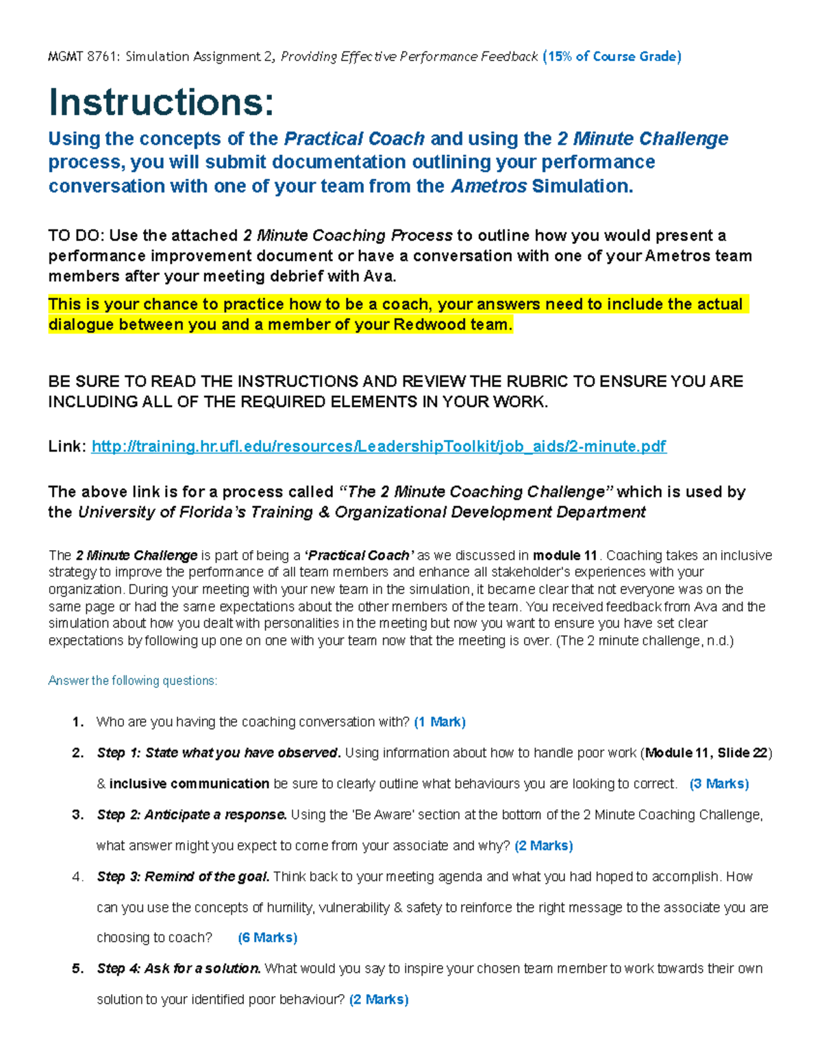 MGMT 8761 Simulation Assignment #2 F23 - MGMT 8761: Simulation ... MGMT 8761 Simulation Assignment #2 F23 - MGMT 8761: Simulation ...