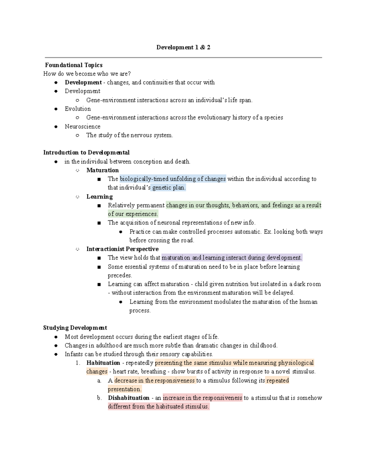 Final Master - exam review notes for psych 1xx3 includes all lectures ...