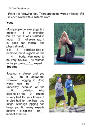 S2 Proofreading Exercises and Answers - There is no more than one mistake in every line. Correct ...