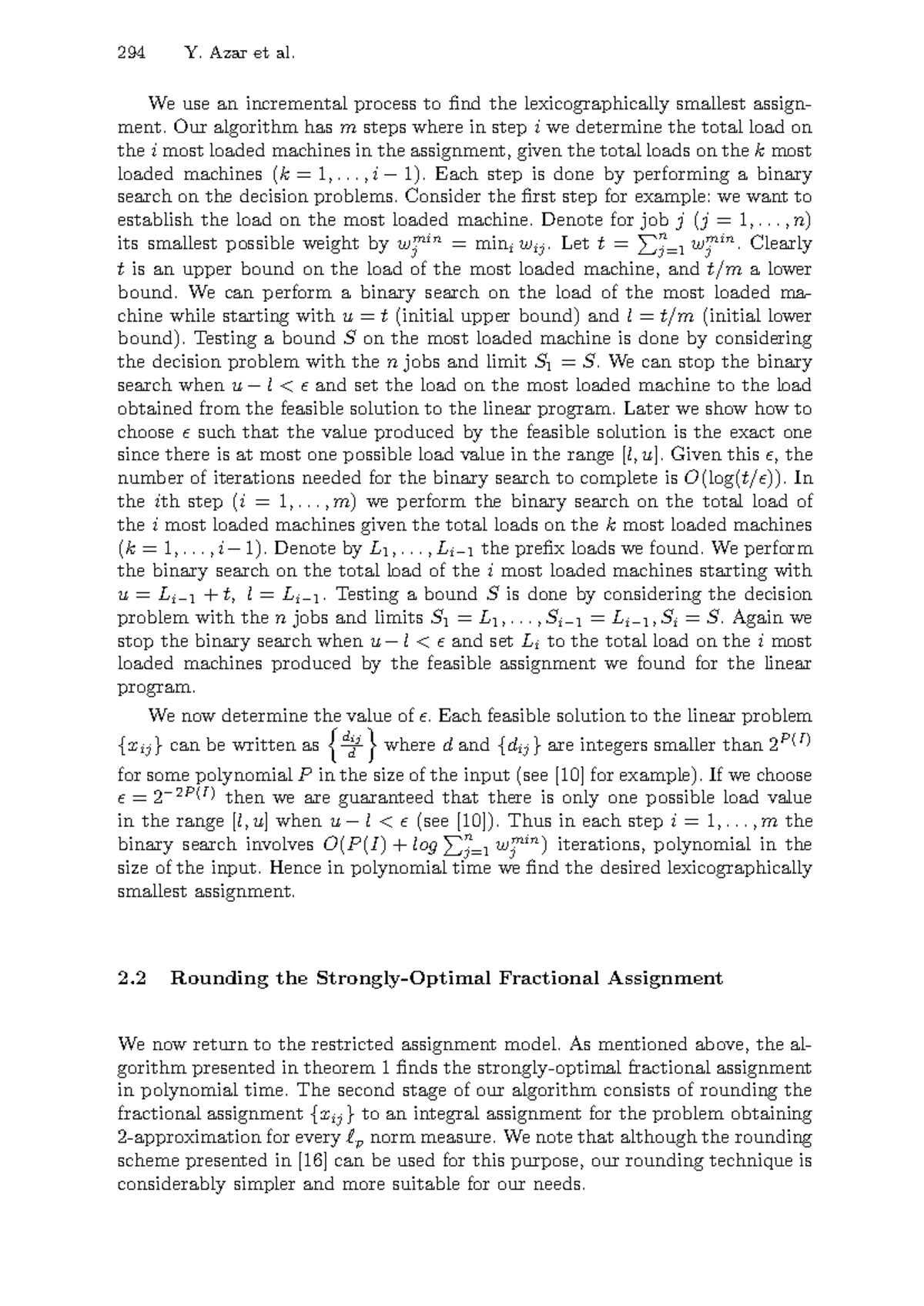 Scandinavian Workshop On Algorithm 58 294 Y Azar Et Al We Use An 9022