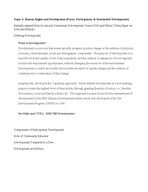 Topic 1 ONE- Human Rights- Overview- Definitions & Principles - LECTURE ...