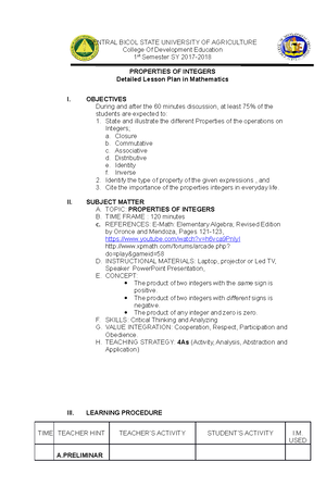 Action Research Proficiency in Four Fundamental Operation of ...