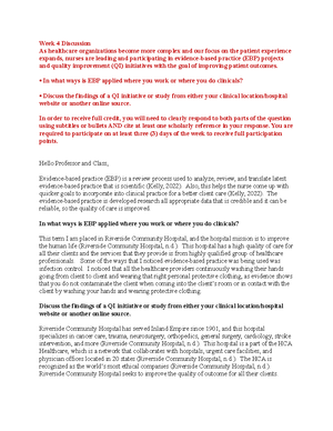 Week 6 Discussion - Week 6 Discussion The media portray many images of ...