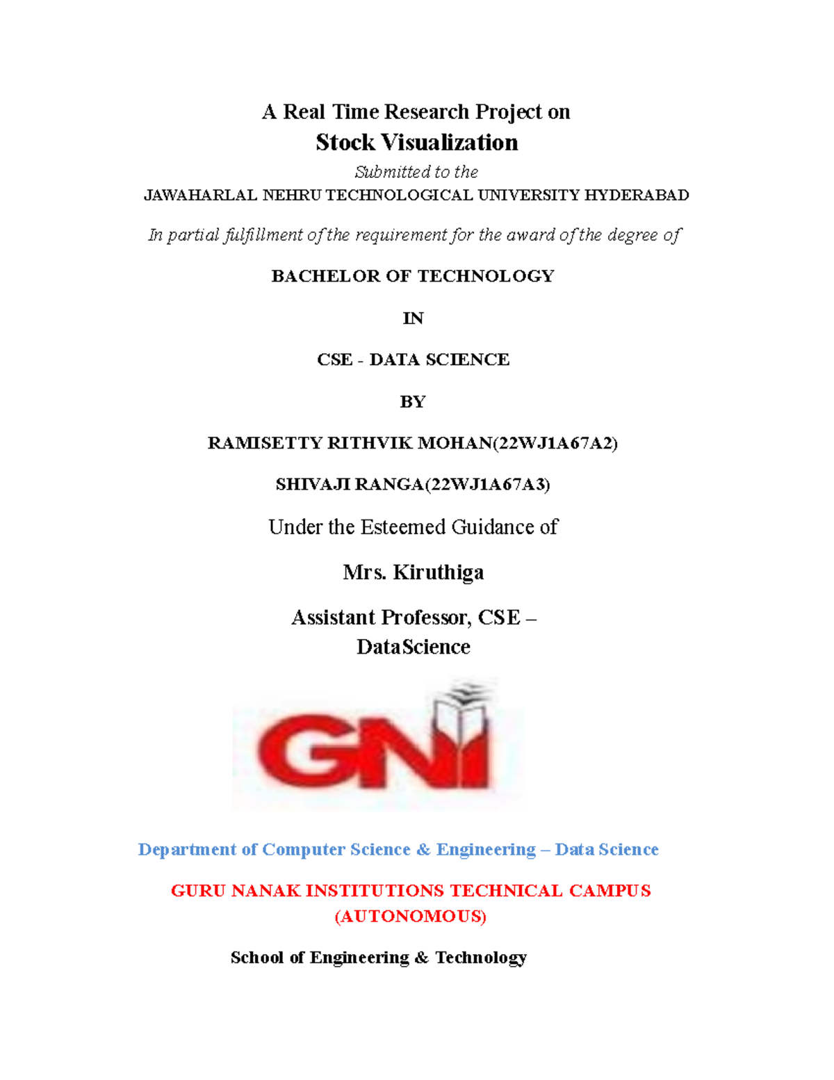 A Real Time Research Project on shivaji - A Real Time Research Project ...