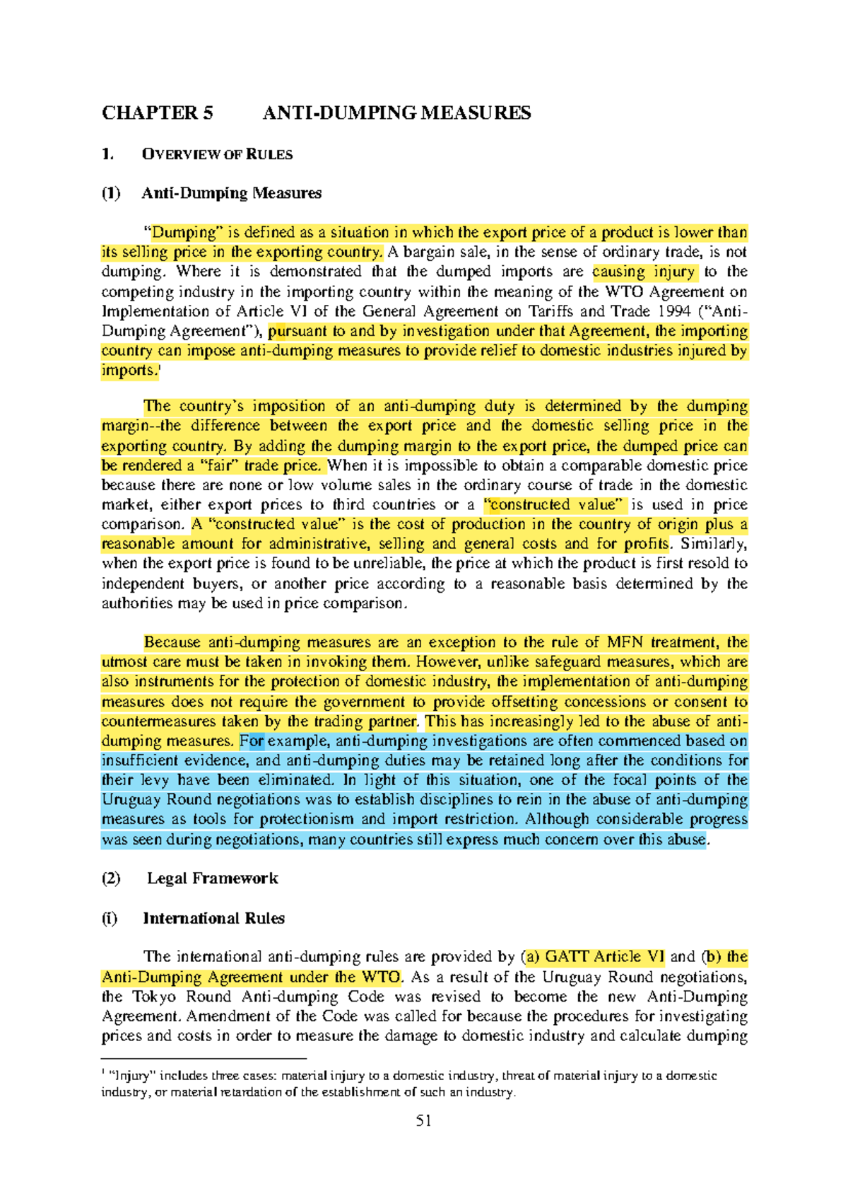 Anti Dumping - ............ - CHAPTER 5 ANTI-DUMPING MEASURES 1 ...