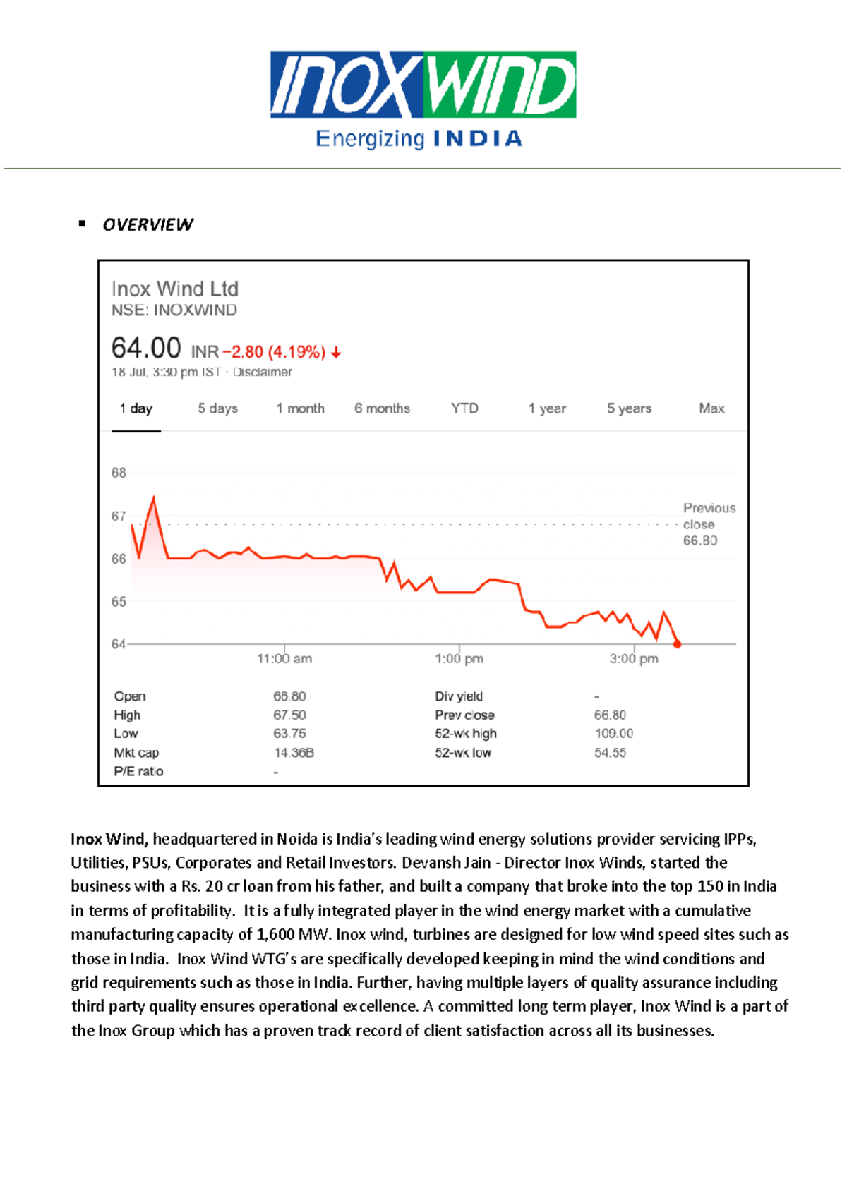 Inoxwind - Warning: TT: undefined function: 32 Warning: TT: undefined function: 32 OVERVIEW Inox ...