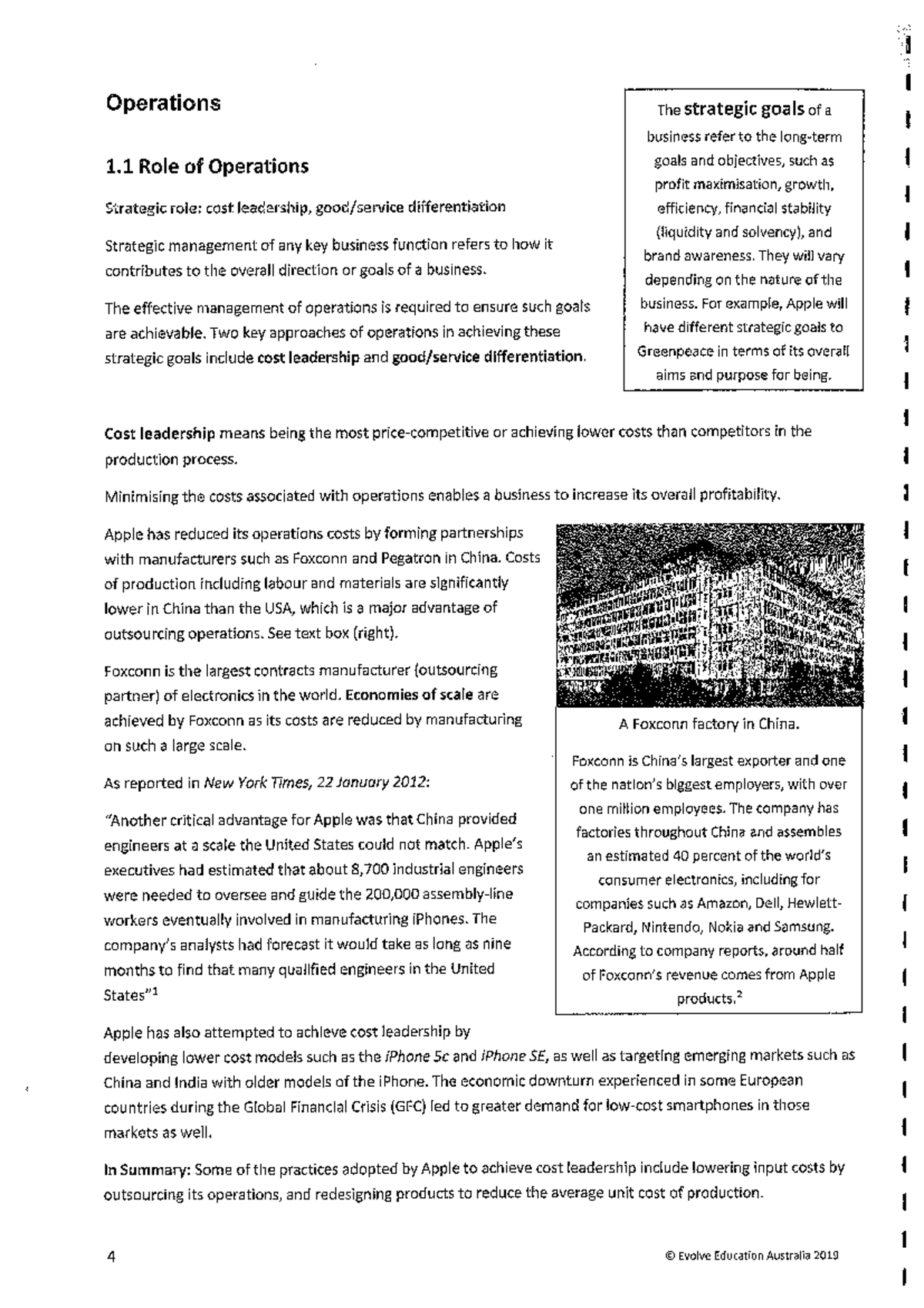 OPERATIONS CASE STUDY - Apple - Studocu