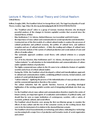 Alvesson, Mats and Sköldberg, Kaj - Critical theory, from Reflexive ...