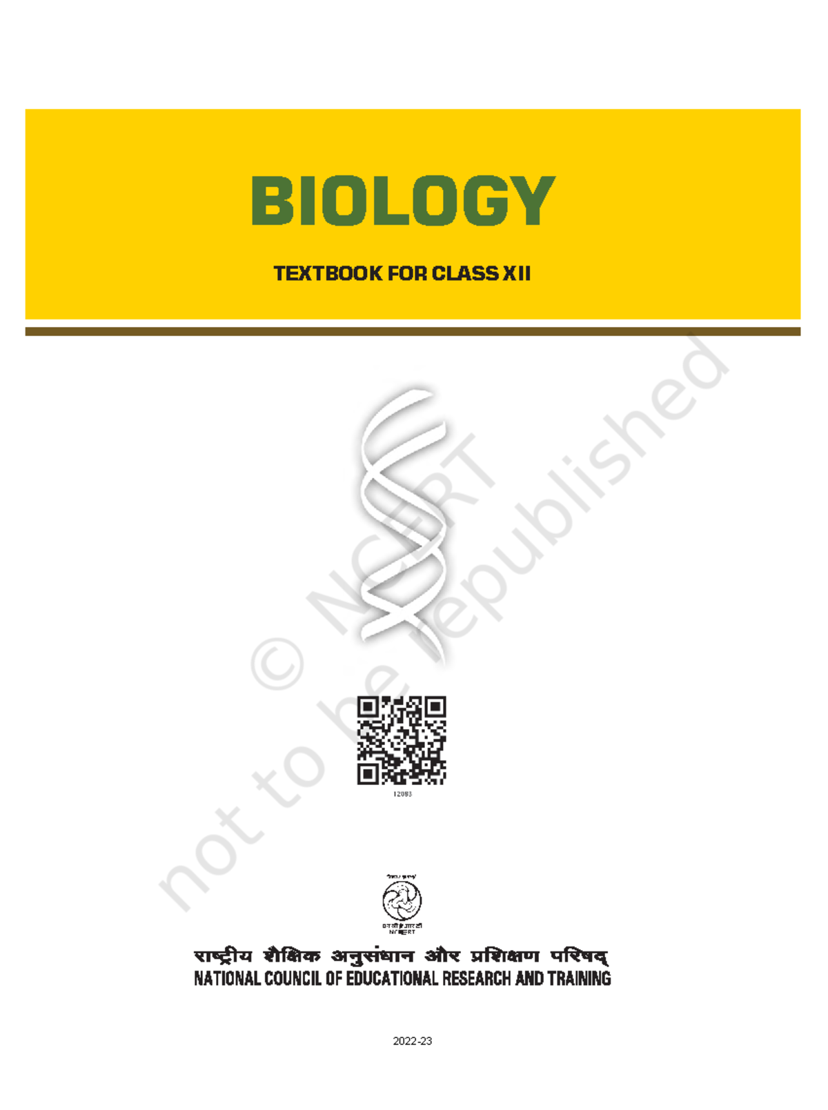 Lebo1ps - Ncert class12 biology text book. - BIOLOGY TEXTBOOK FOR CLASS ...