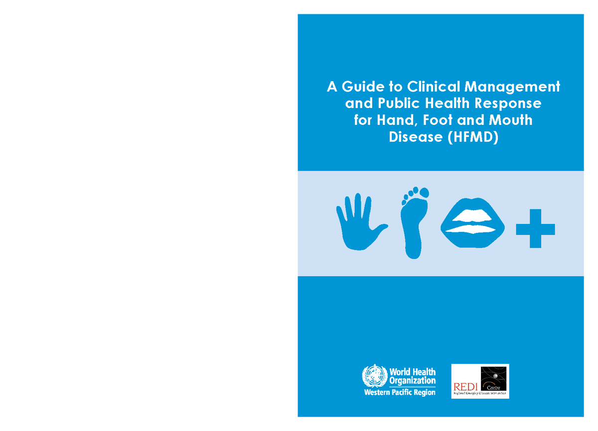 Guidancefortheclinicalmanagementof HFMD - A Guide to Clinical ...