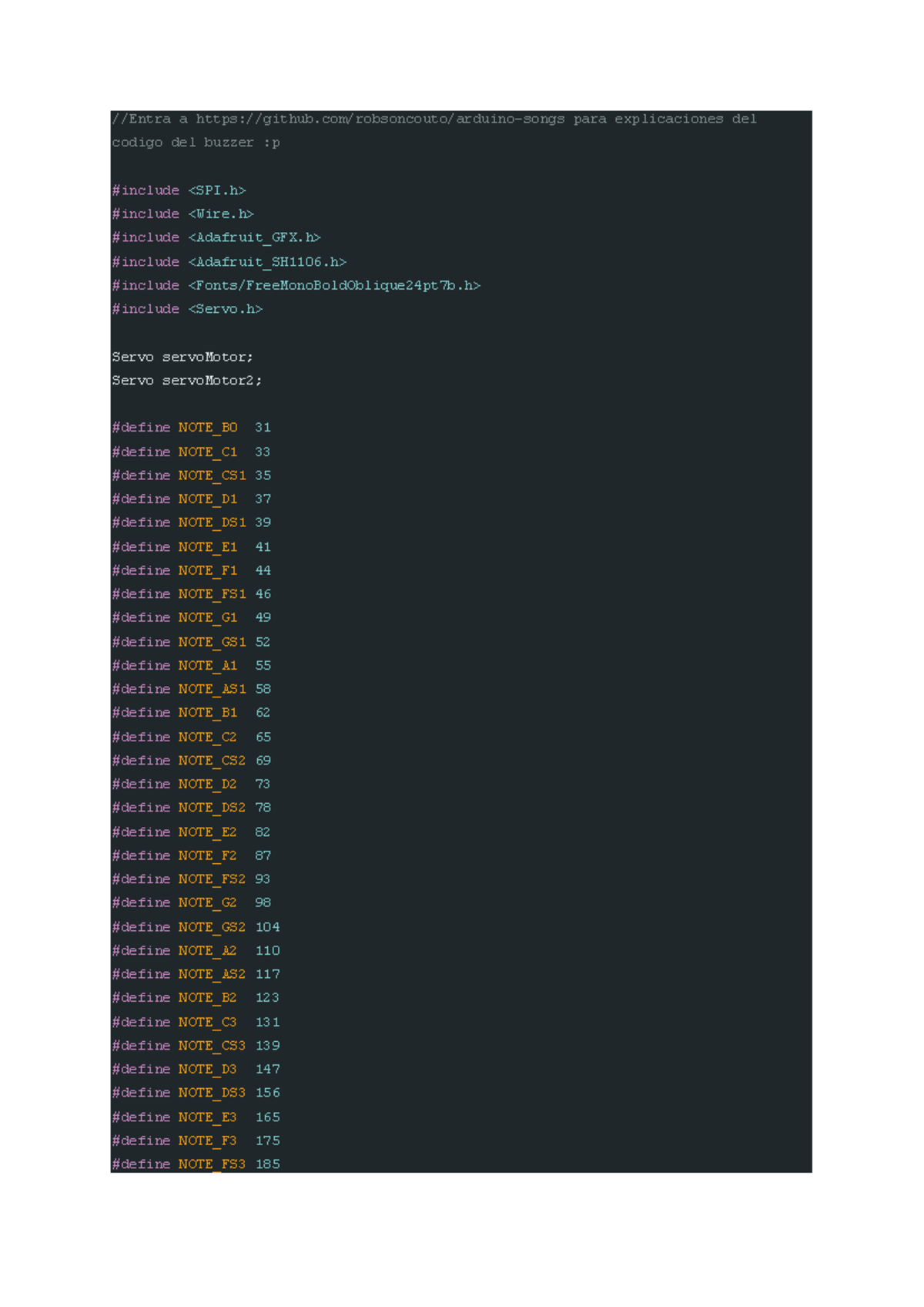 Diome tutorial parte 2 - xholi lol xd wassa - //Entra a github/robsoncouto/arduino-songs para ...