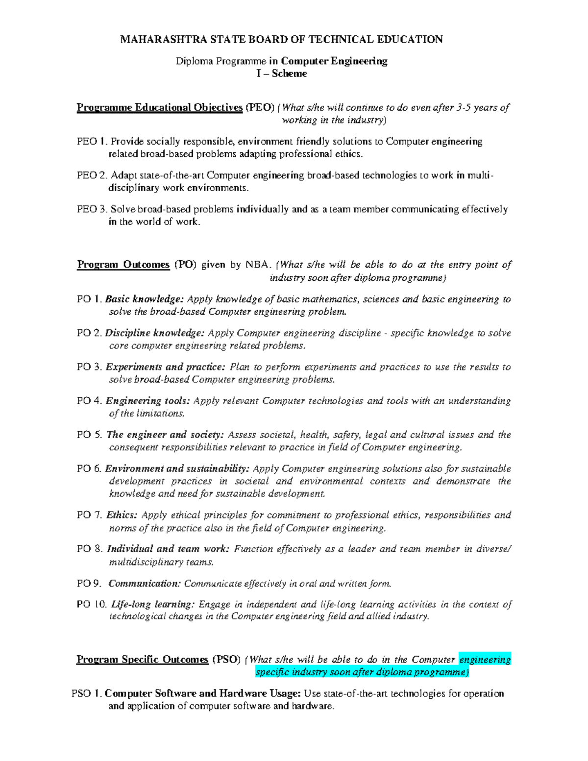 SEM1 - Computer Engineering - MAHARASHTRA STATE BOARD OF TECHNICAL ...