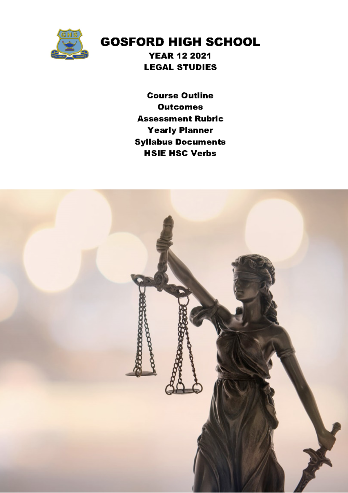 2021 Year 12 Legal Studies - GOSFORD HIGH SCHOOL YEAR 12 2021 LEGAL ...