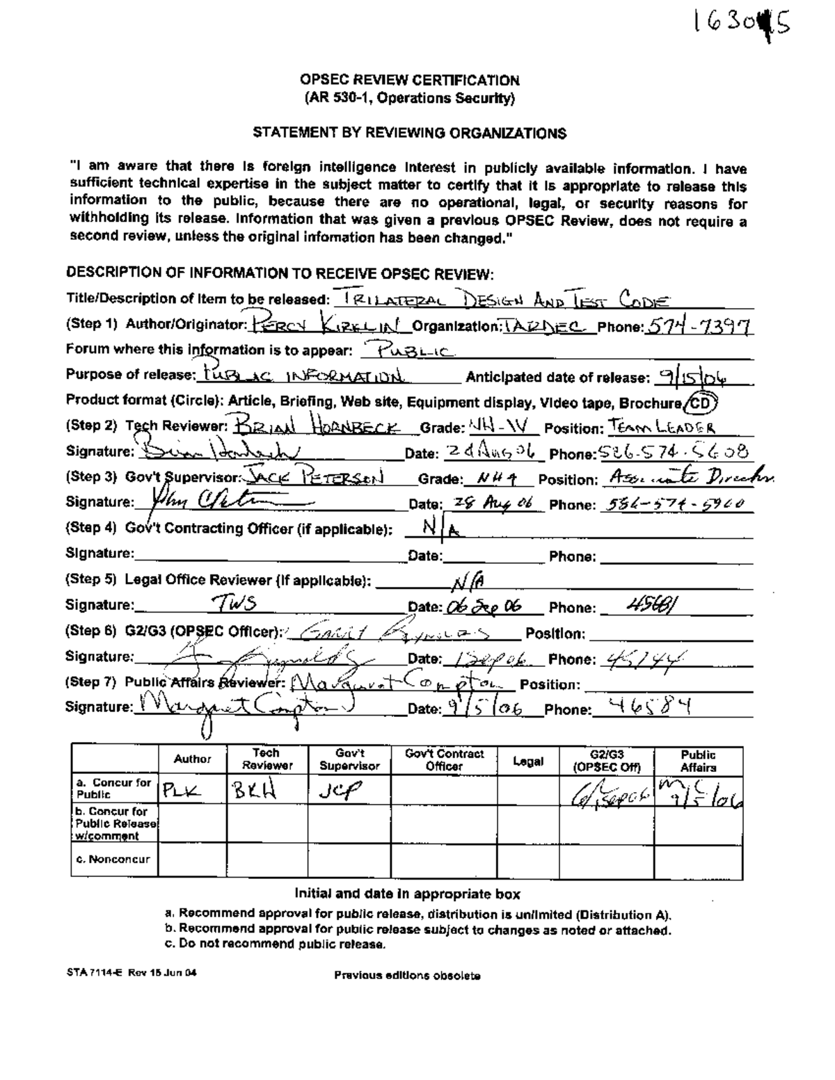 Bridge guide for mil - Form Approved REPORT DOCUMENTATION PAGE OMB No ...