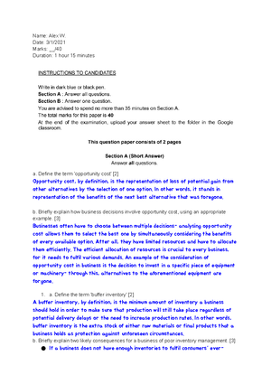 A Level Accounting Notes AS Accounting Unit 1 Revision - Bought to you ...