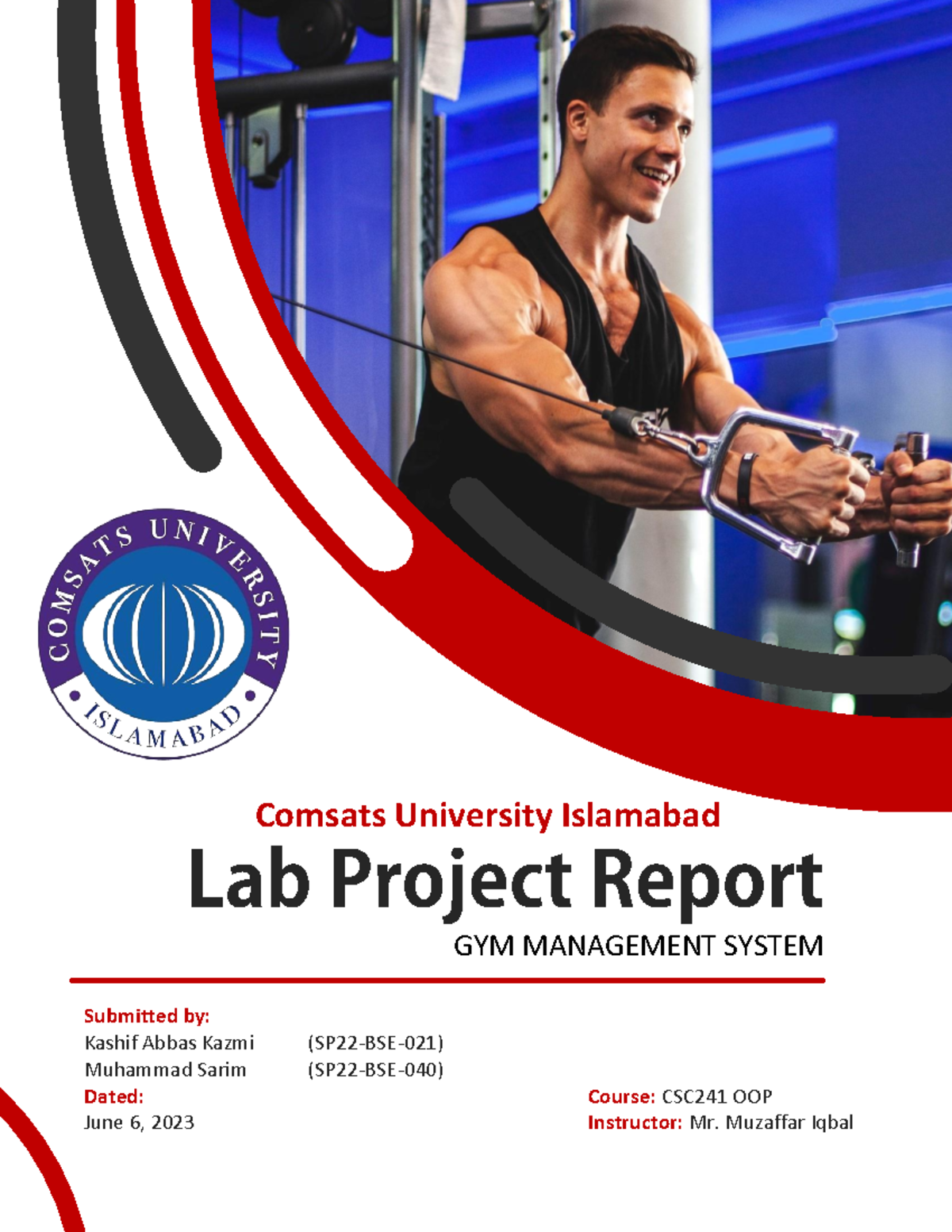 Project Report - ` GYM MANAGEMENT SYSTEM Comsats University Islamabad ...