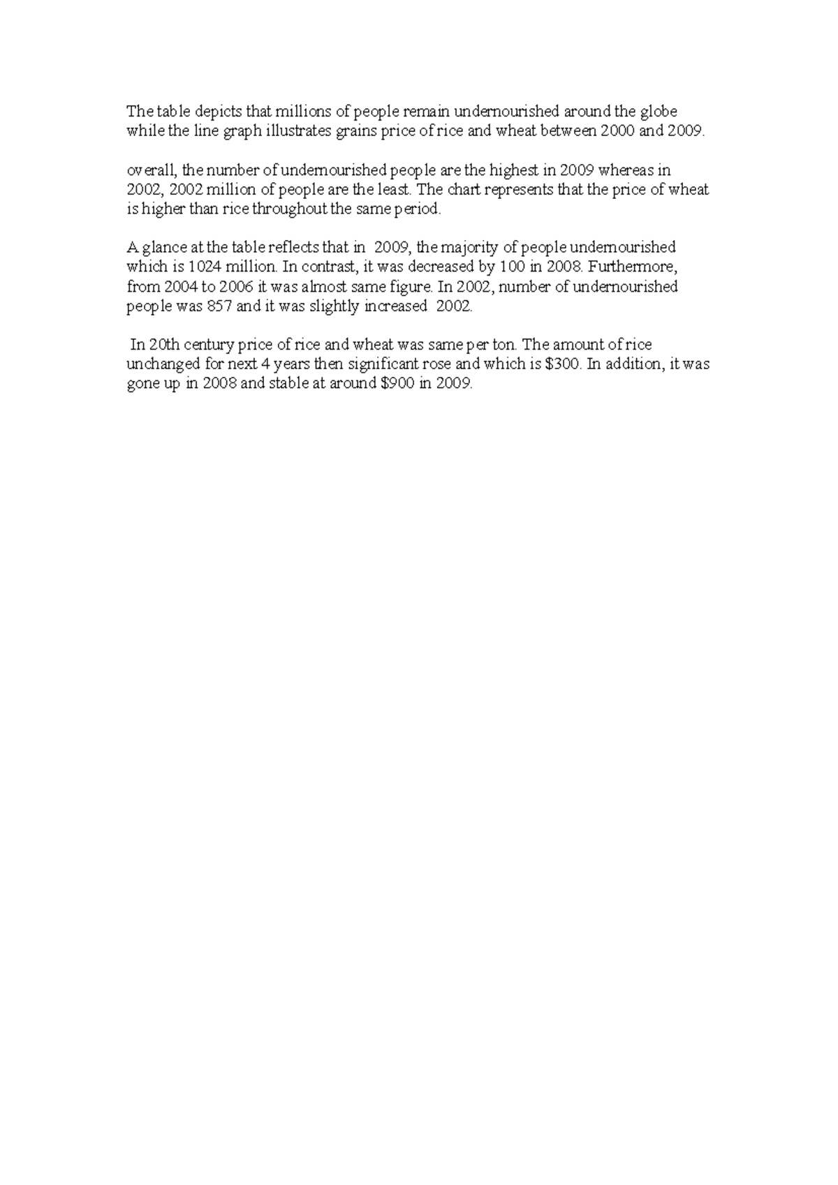 Writing 2 7-6 - nope - The table depicts that millions of people remain ...