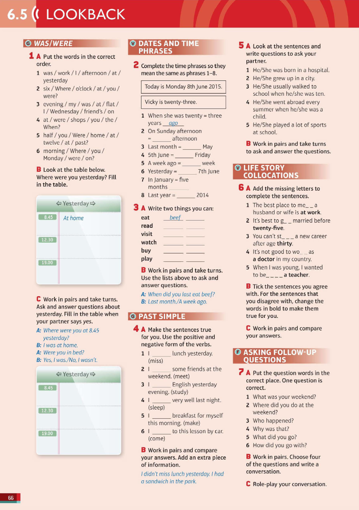 Speakout Elementary Student s Book-66 - Basic Communication Skills ...