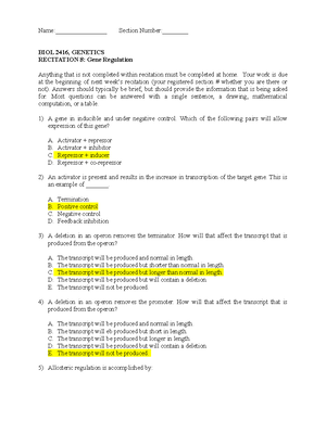 lab 3 - rec 3 worksheet - Name: Sydney parisian Section Number: BIOL ...