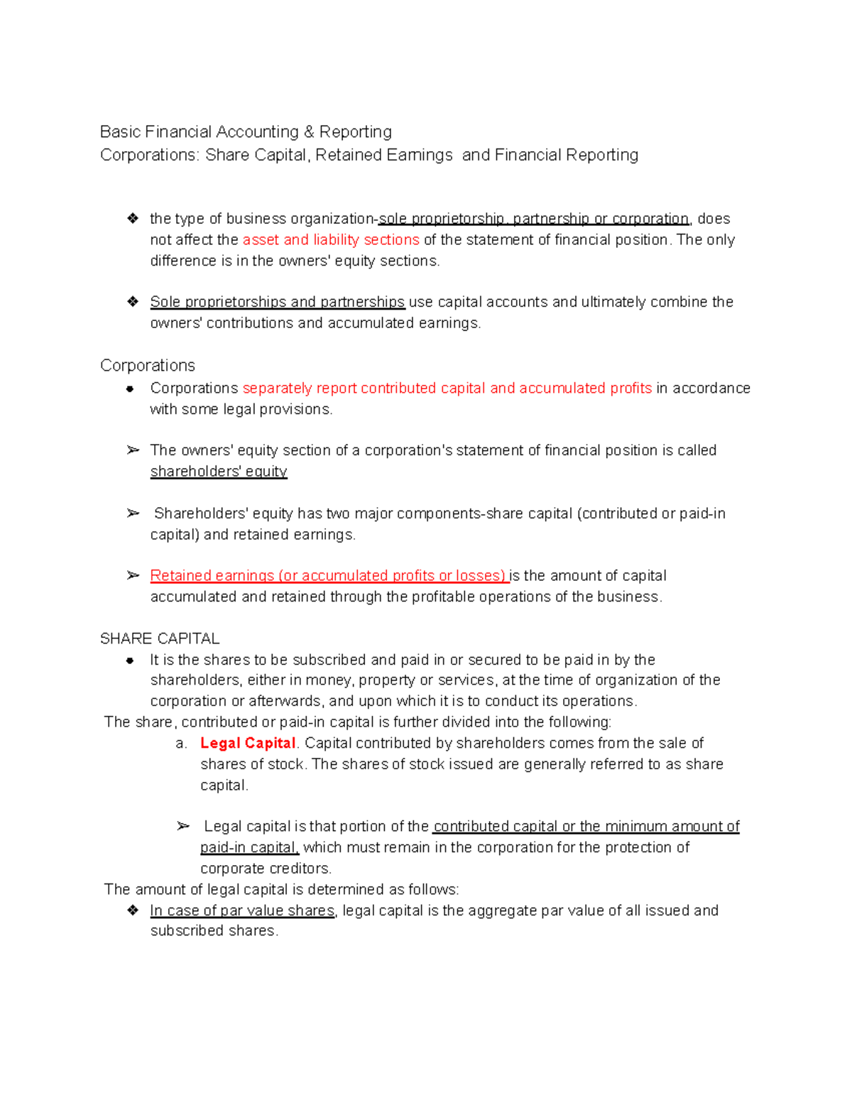 Basic Financial Accounting and Reporting - Basic Financial Accounting ...