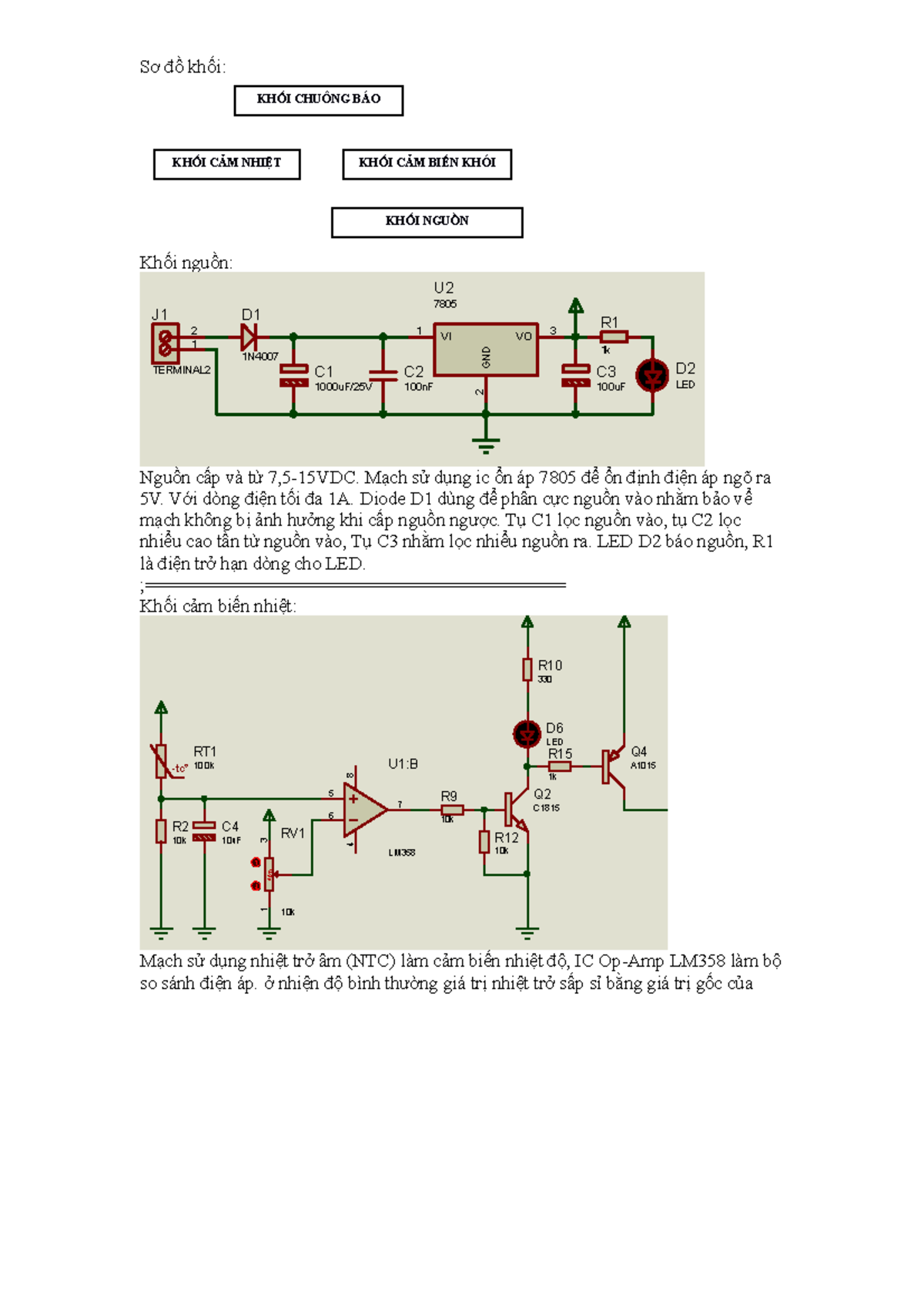 Nguyen tac hoat dong - gdsgdsf - Sơ đồ khối: Khối nguồn: 1 VI VO 3 GND ...