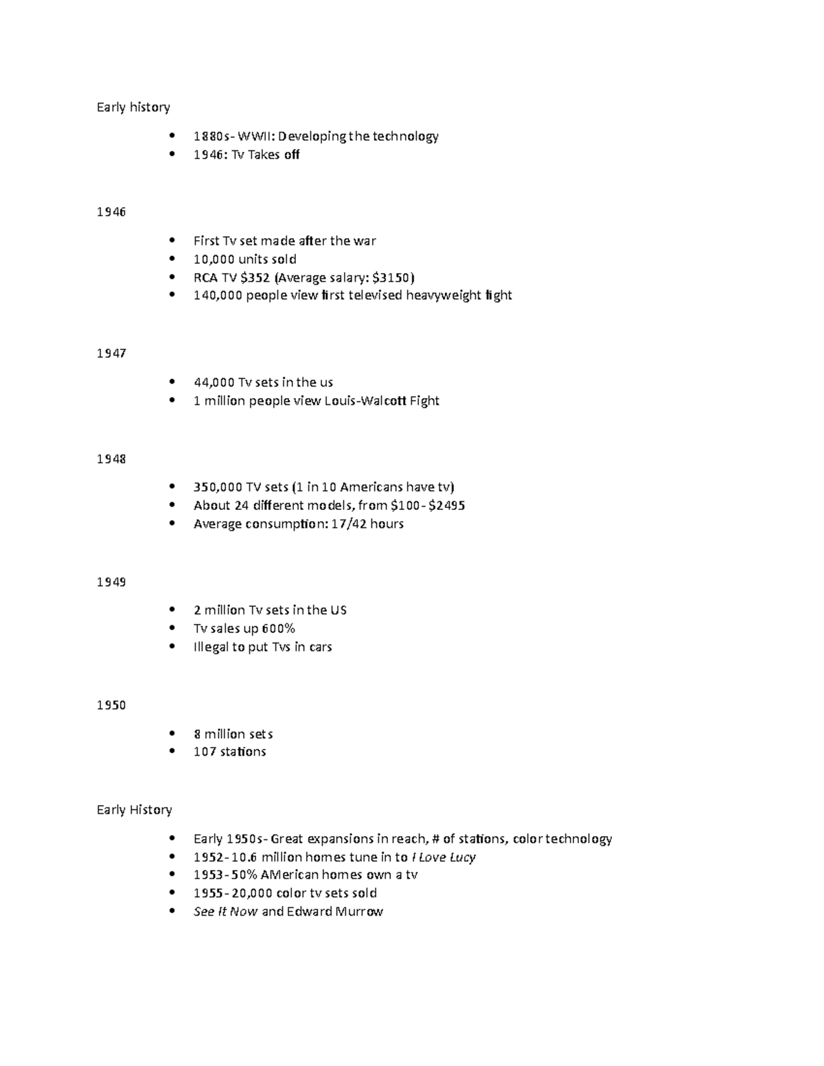 Television History - For Dr. Katie Foss - Early history 1880s- WWII ...