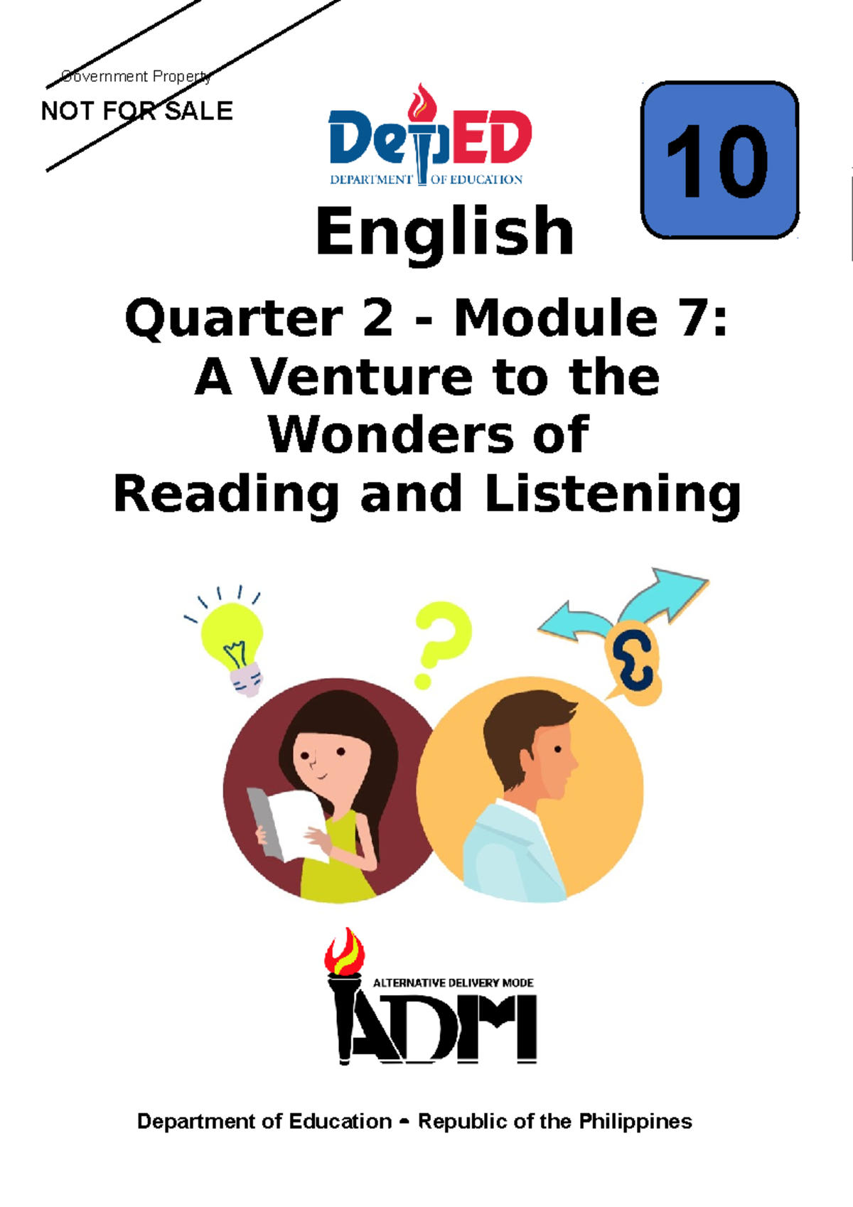 English 10 Quarter 2 Module 7 - NOT English Quarter 2 - Module 7: A ...