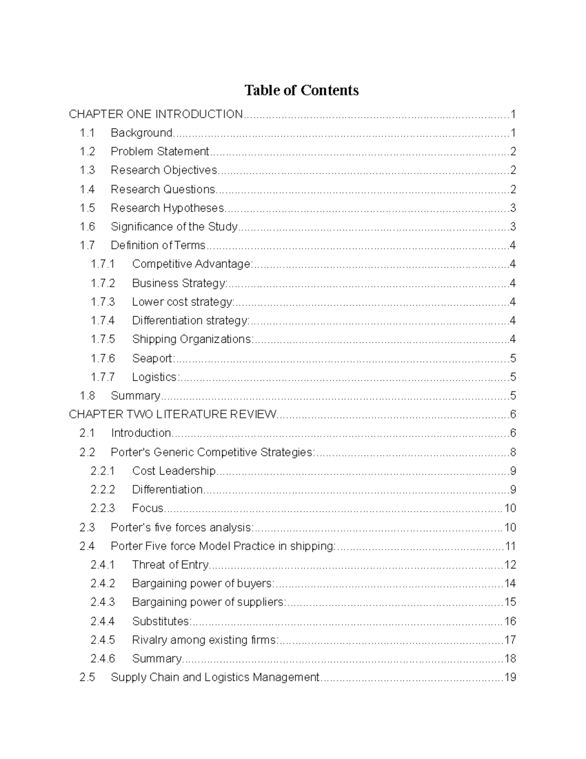 Final project Mohammed yaslam Mohammed Alnahdi (Repaired)1 - Table of Contents CHAPTER ONE - Studocu