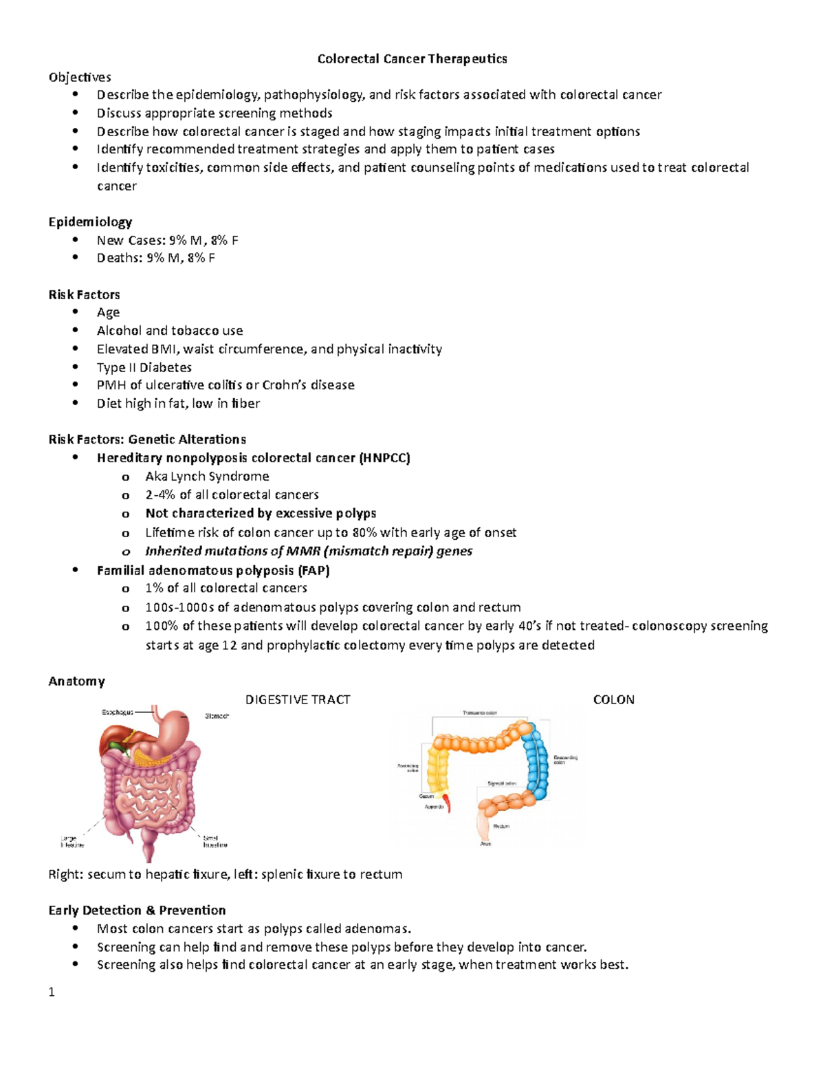 11-21 Colorectal Cancer Therapeutics - Colorectal Cancer Therapeutics ...