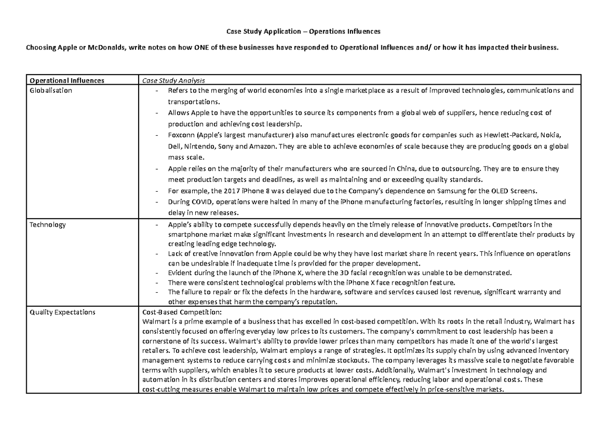 2.3.2.4. 1.3 Case Study Application Table - Case Study Application ...