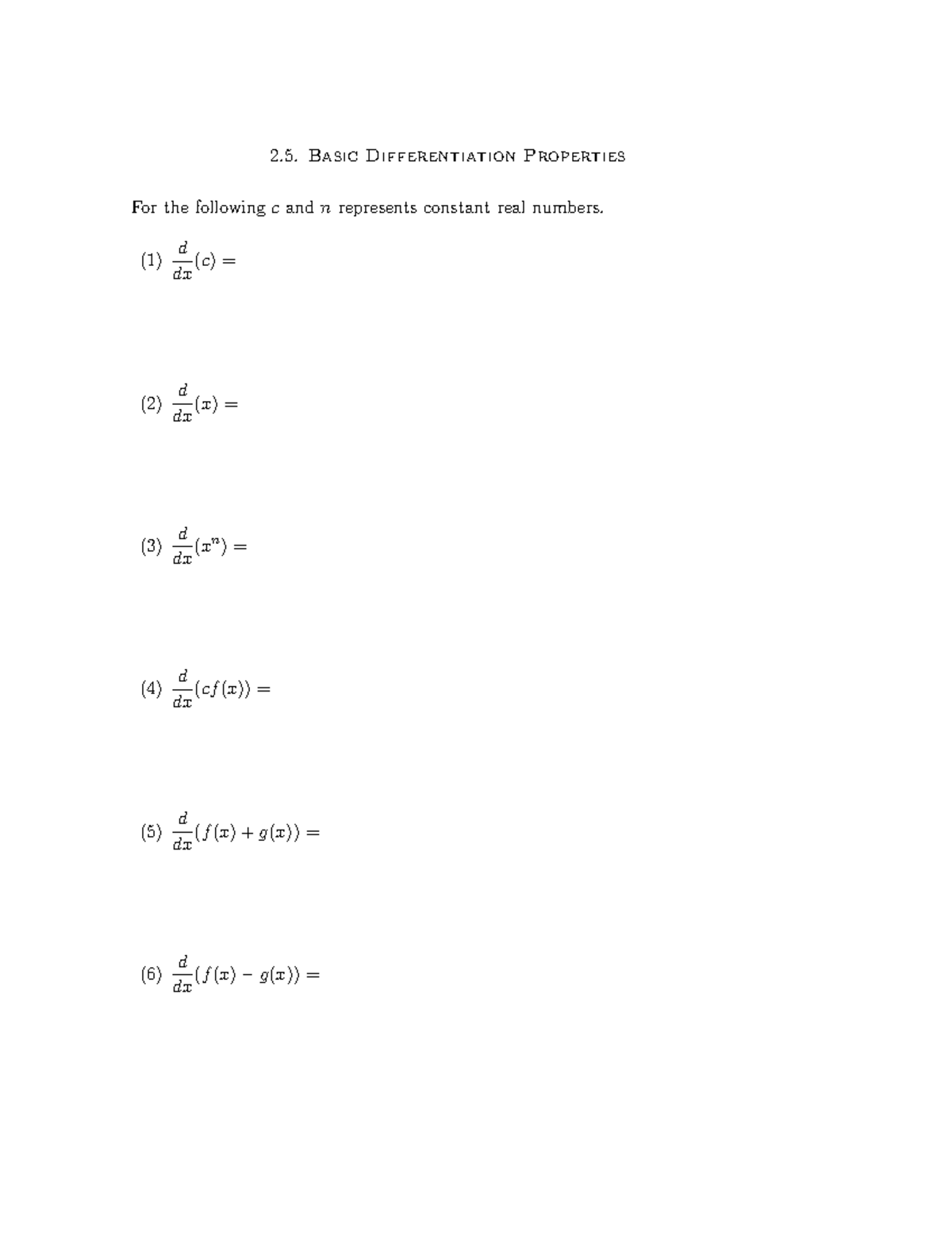 2 5Basic Diff Prop - Basic different properties notes and practices ...