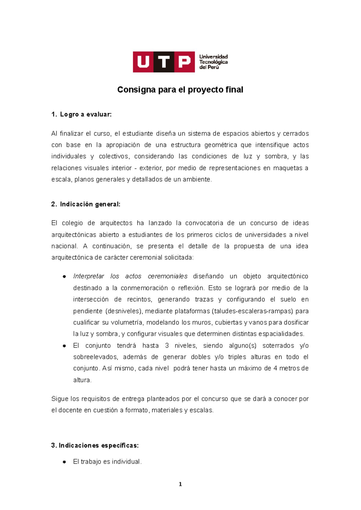 Consigna+del+PR - Consigna para el proyecto final 1. Logro a evaluar: Al finalizar el curso, el ...