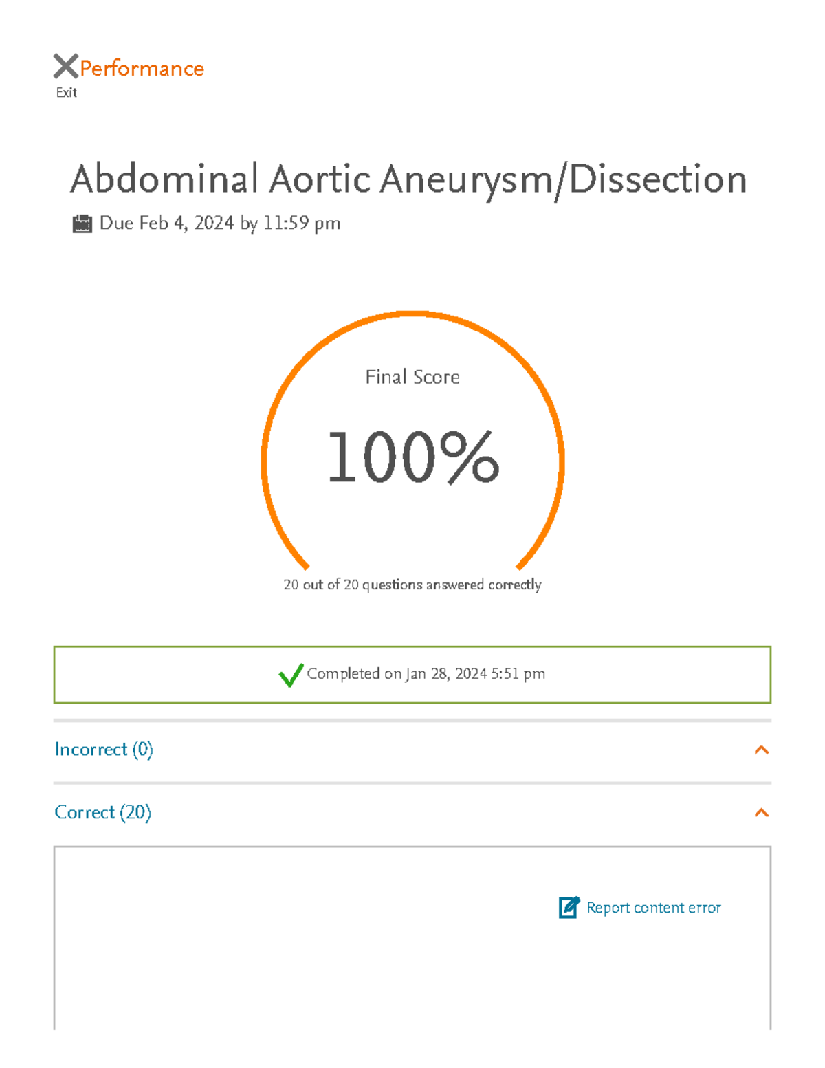 424 Sherpath Abdominal Aortic Aneurysm - Exit Performance Abdominal ...