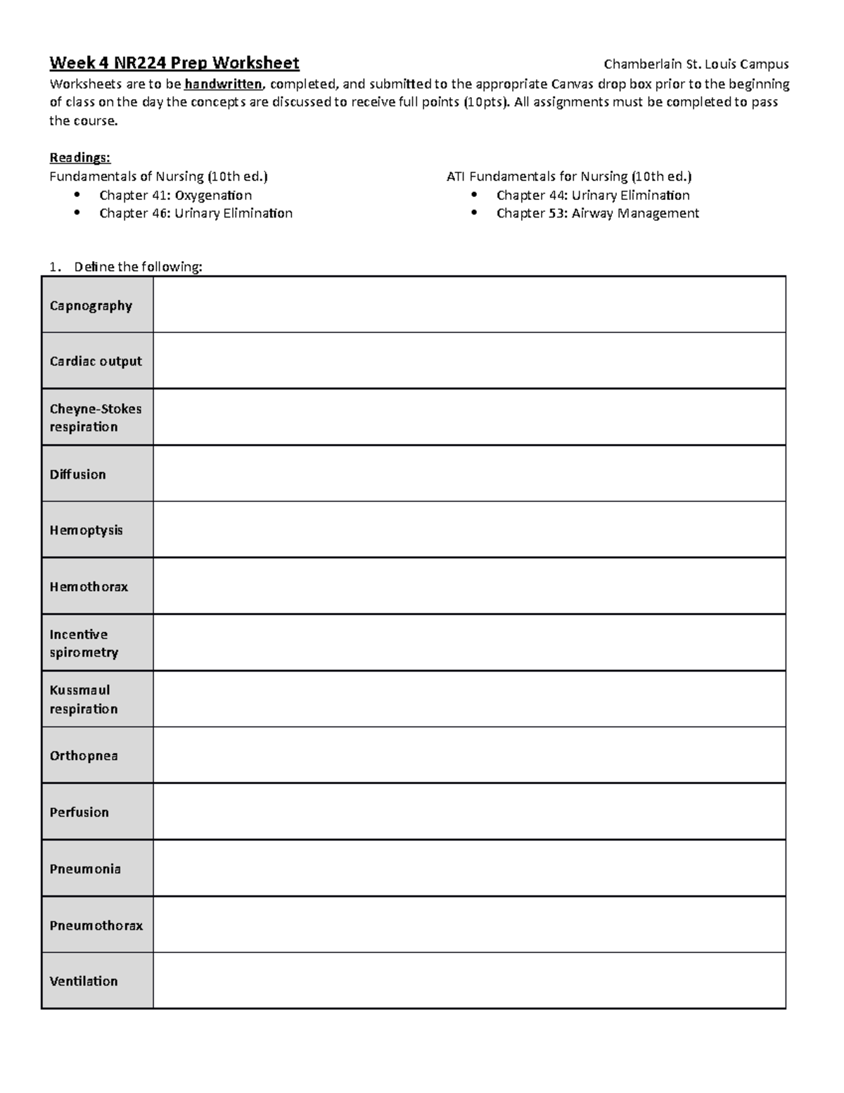 Week 4 NR224 Prep Worksheet - Week 4 NR224 Prep WorksheetWorksheets are to be handwritten, - Studocu