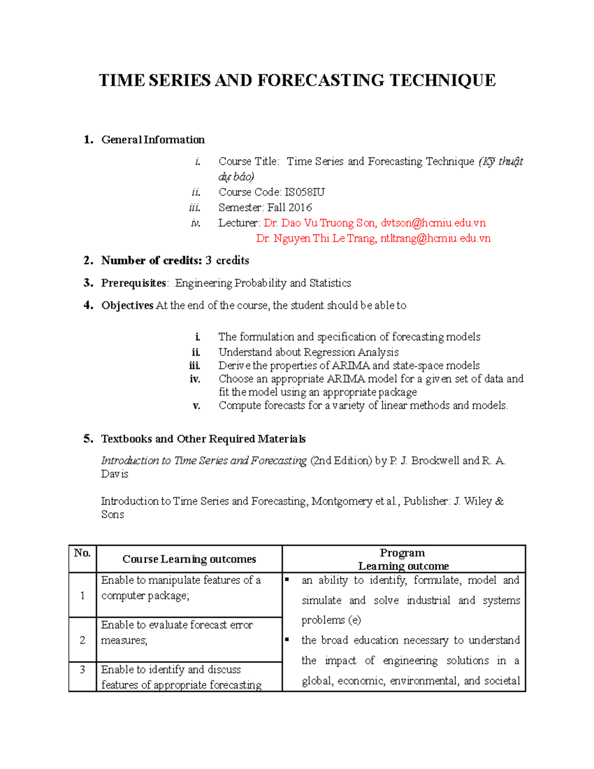IS058IU Time series and forcasting - TIME SERIES AND FORECASTING TECHNIQUE 1. General ...